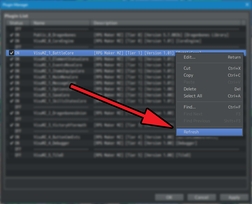 How to Update Plugins RPG Maker MZ - Yanfly.moe Wiki