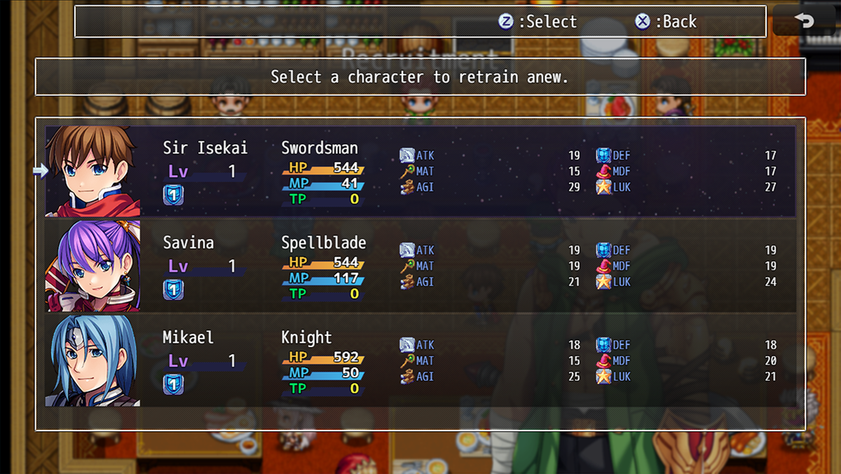 Character Creation System VisuStella MZ - Yanfly.moe Wiki