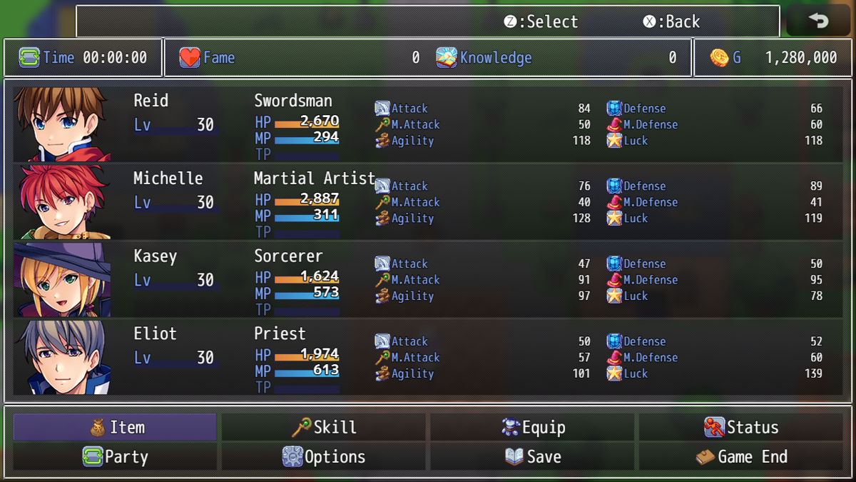Main Menu Core VisuStella MZ - Yanfly.moe Wiki