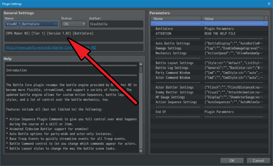How to Update Plugins RPG Maker MZ - Yanfly.moe Wiki