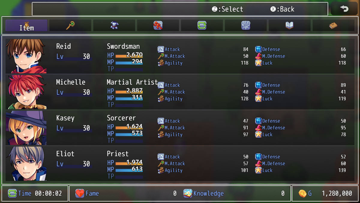 Main Menu Core VisuStella MZ - Yanfly.moe Wiki